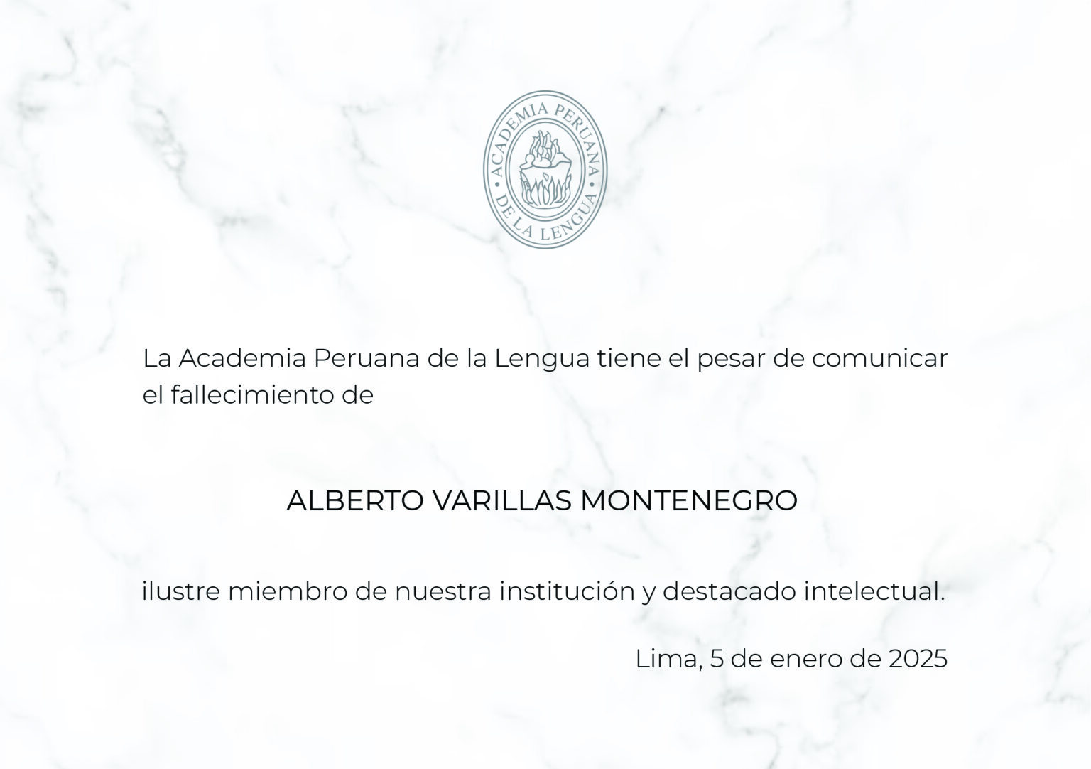 Fallece Alberto Varillas Montenegro – APL